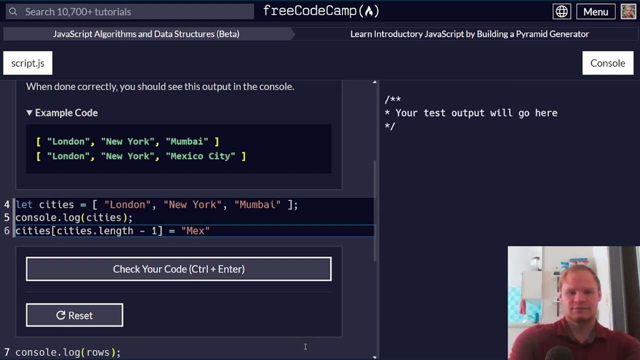 Learn Introductory JavaScript by Building a Pyramid Generator | FreeCodeCamp