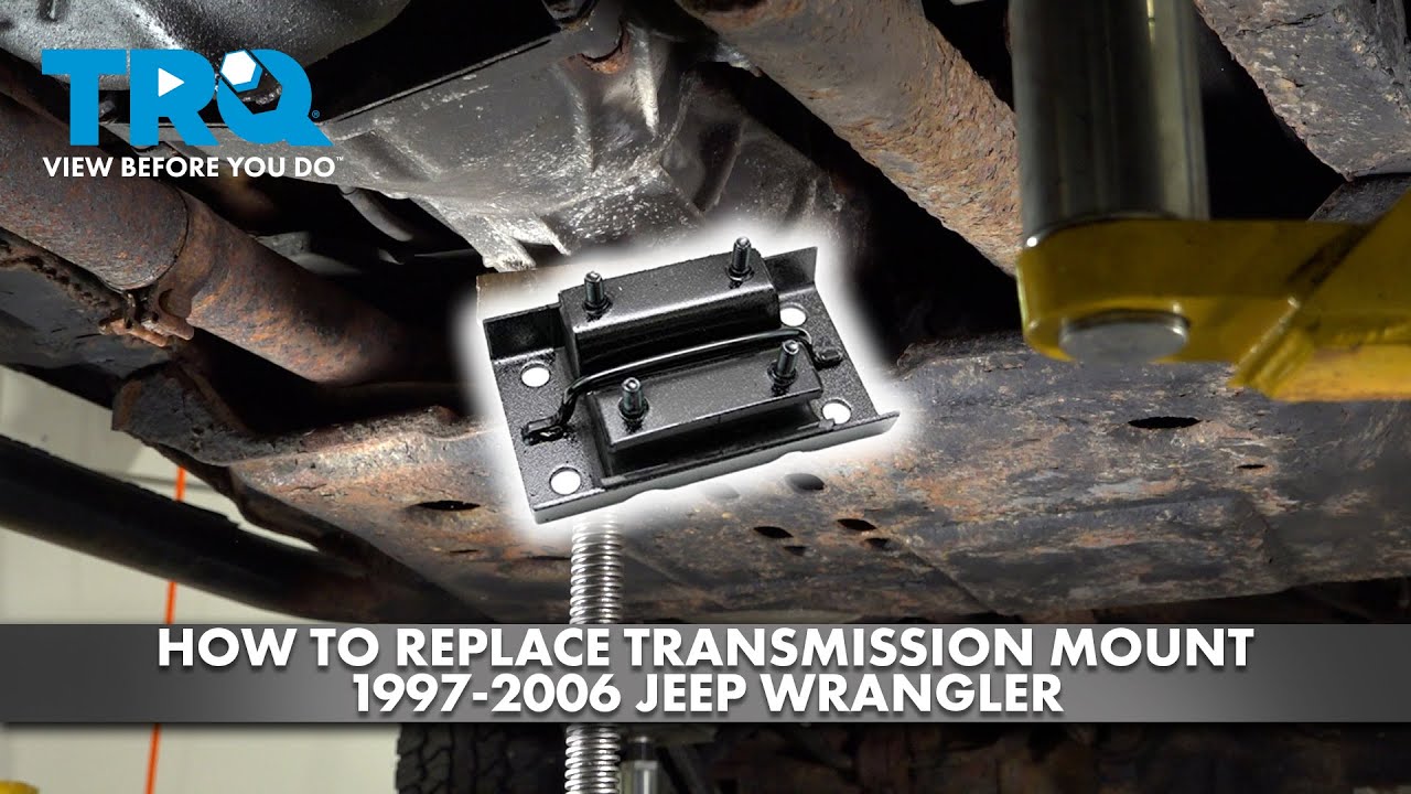 How to Replace Transmission Mount 1997-2006 Jeep Wrangler