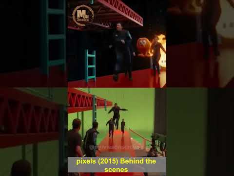 pixels (2015) Behind the Scenes #moviesonscreen #shorts #foryou