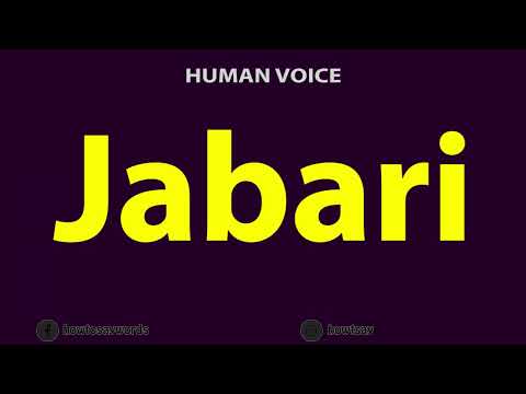 How To Pronounce Jabari