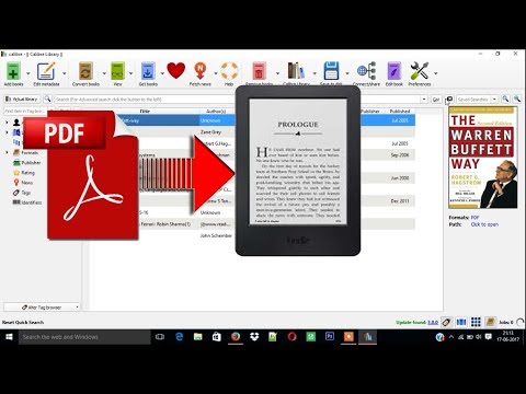 How to convert PDF files into kindle file format 2017!!!!