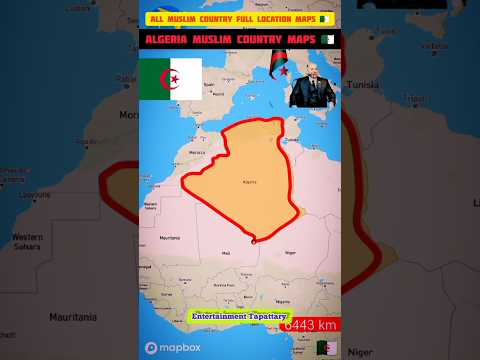 Algeria The Muslim Country Maps ๐ฉ๐ฟ๐ #short #algeria #muslim #maps #islam #viral #location #travel