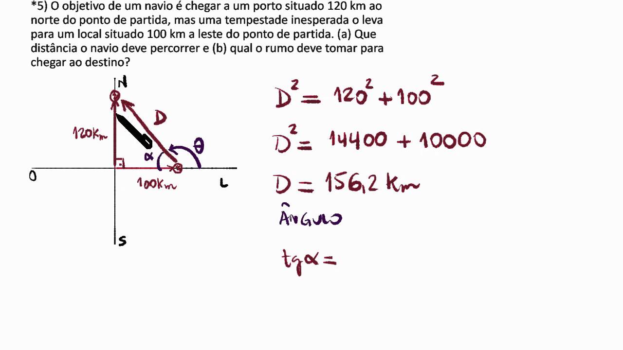 Vetores - Exercício resolvido 5/5