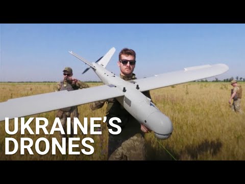 Ukrainian drones targeting Russian tanks