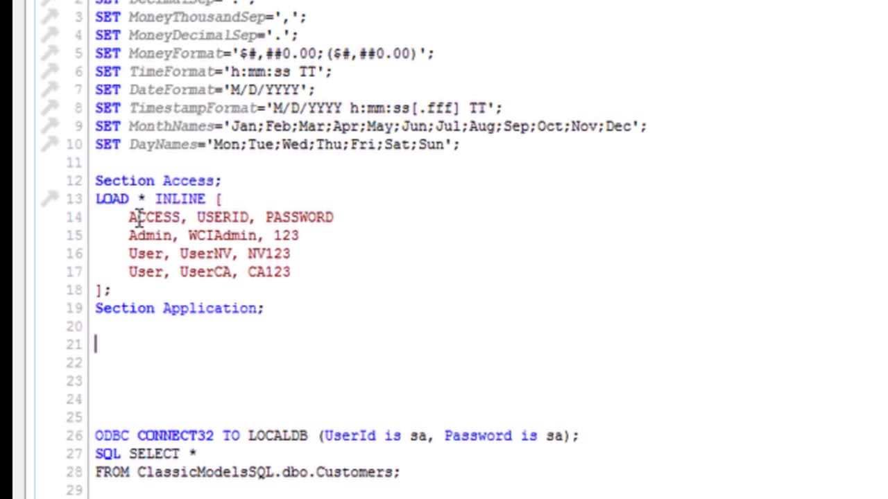 Applying Basic Qlik (QlikView) Security Features