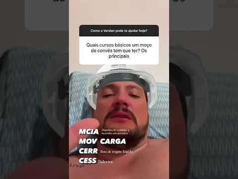 O MOÇO DE CONVÉS PODE SAIR NA FRENTE SE TIVER ESSES CURSOS