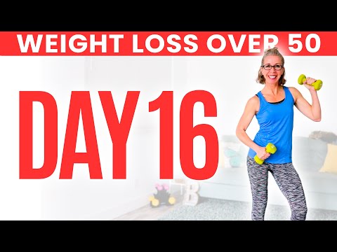 Day SIXTEEN - Weight Loss for Women over 50 😅 31 Day Workout Challenge