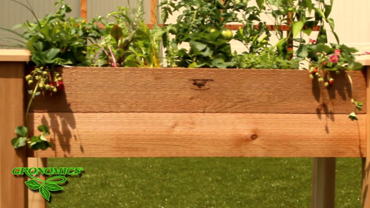 GRONOMICS® Rustic Elevated Garden Bed