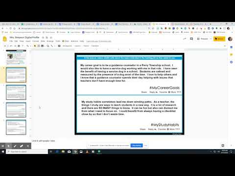 How to make a digital profile