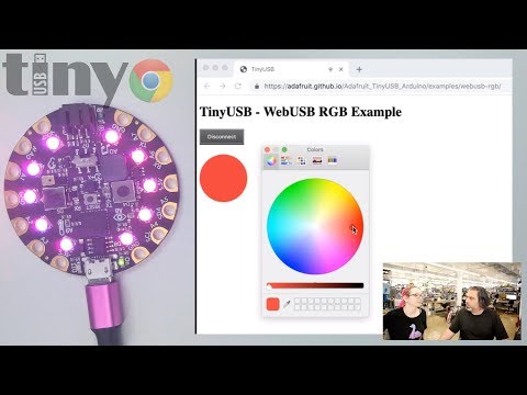 WebUSB demo! NeoPixel Color picker for Circuit Playground Express: A ...