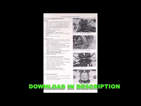 Honda CB200 CL200 (1974) Workshop Manual PDF English | Full Motorcycle Repair Guide