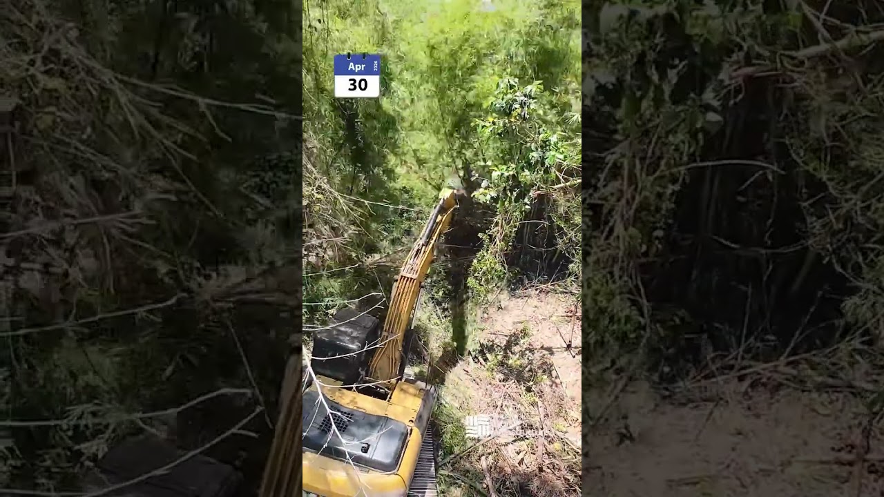 Cap-de-Ville River Desilting in Progress