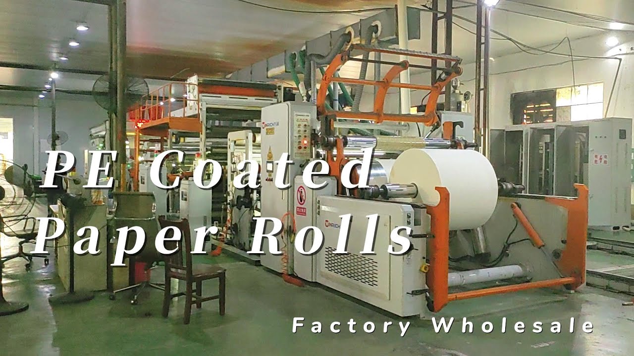 Custom pe coated paper rolls