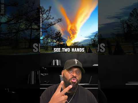 Do You See It? The Shocking Image of Praying Hands in the Clouds! ☁️🙏