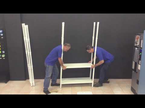 Uno | Metal storage shelves | Assembly instructions