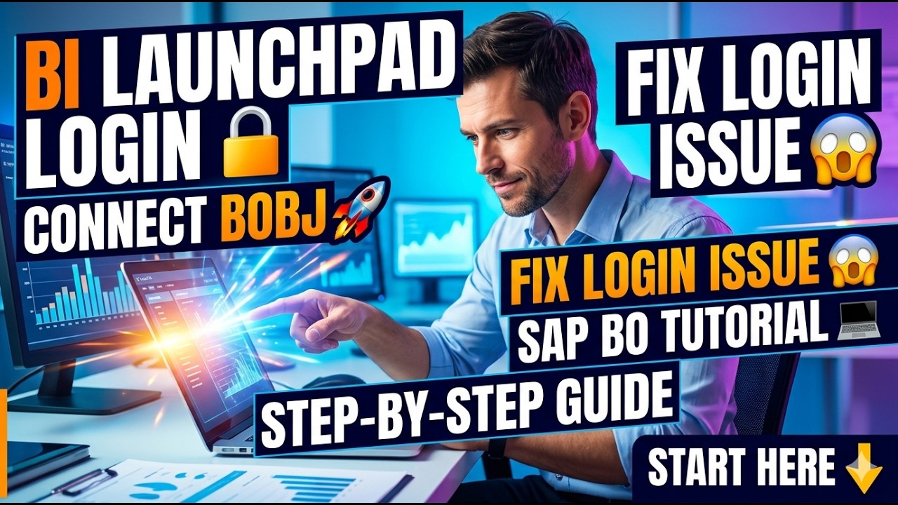SAP BO BI LaunchPad Login Guide | Step-by-Step Connection (2026)#sap #sapbw #sapbi #saptutorial