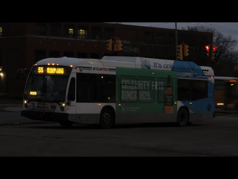 NFTA Metro Ride Route 55 Outbound [FULL ROUTE] Bus 1902 - 2019 Novabus LFS CNG