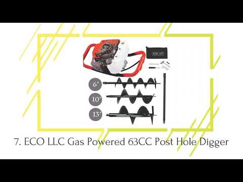 Top 10 Best Gas Powered Post Hole Diggers Reviews