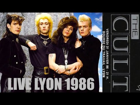 The Cult In Concert Live Lyon 1986 Love Tour Ian Astbury Billy Duffy Jamie Stewart Les Warner