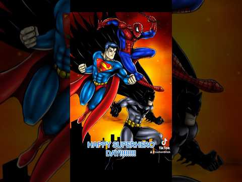 HAPPY SUPERHERO DAY! #suphero #superheroday #superheroday2024 #marvel #dc
