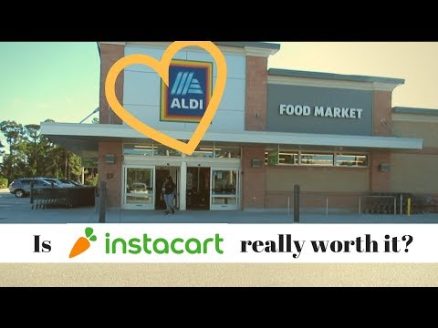 Shopping at Aldi on Instacart :: Is it REALLY worth it?