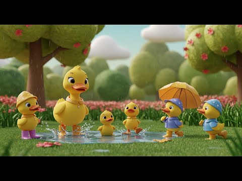 Ducks in the Rain | Fun Weather Rhyme for Kids