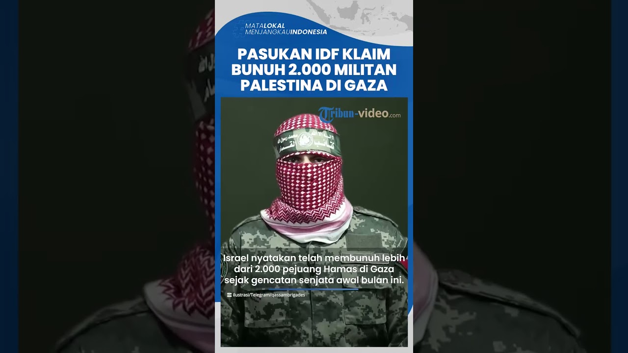 Pasukan IDF Klaim Telah Bunuh 2 Ribu Militan Palestina di Gaza seusai ... Pasukan IDF Klaim Telah Bunuh 2 Ribu Militan Palestina di Gaza seusai ...