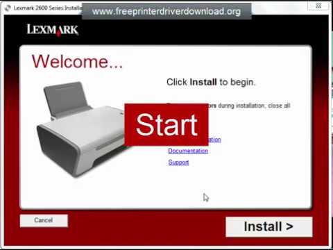 How to install Lexmark x2560 printer driver
