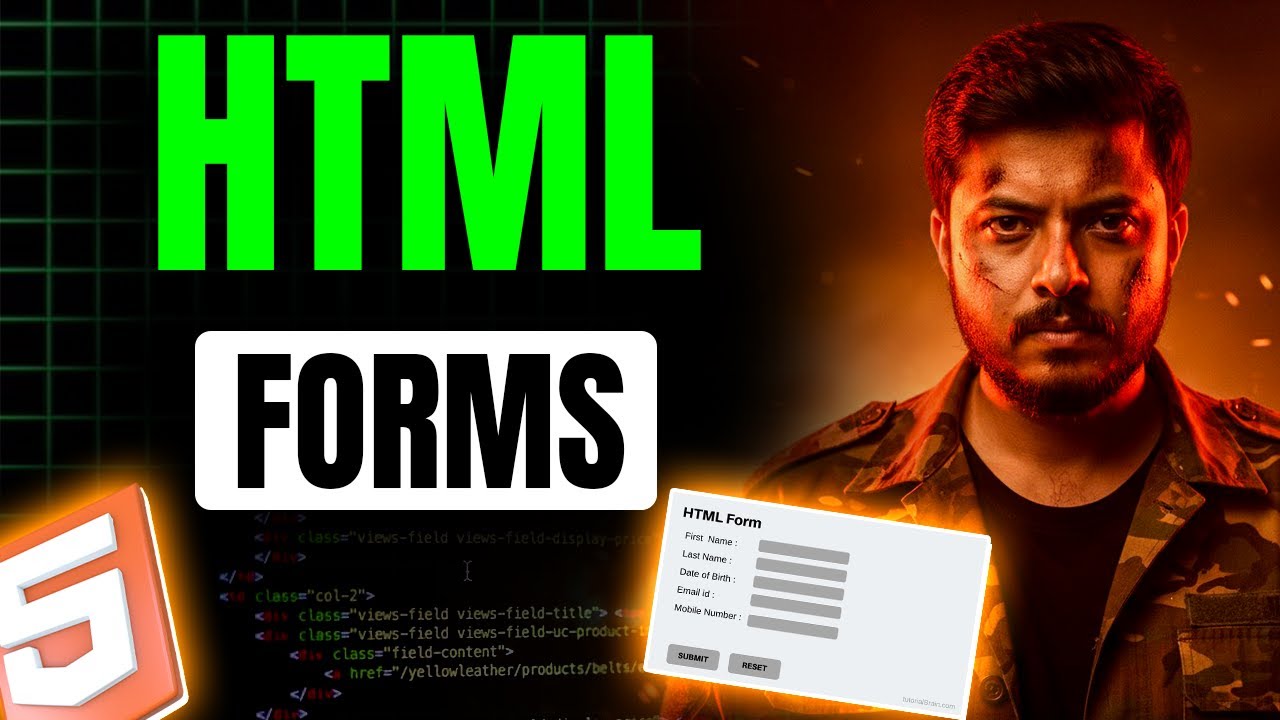 HTML Forms From Beginner to Advance | HTML Full Course #04
