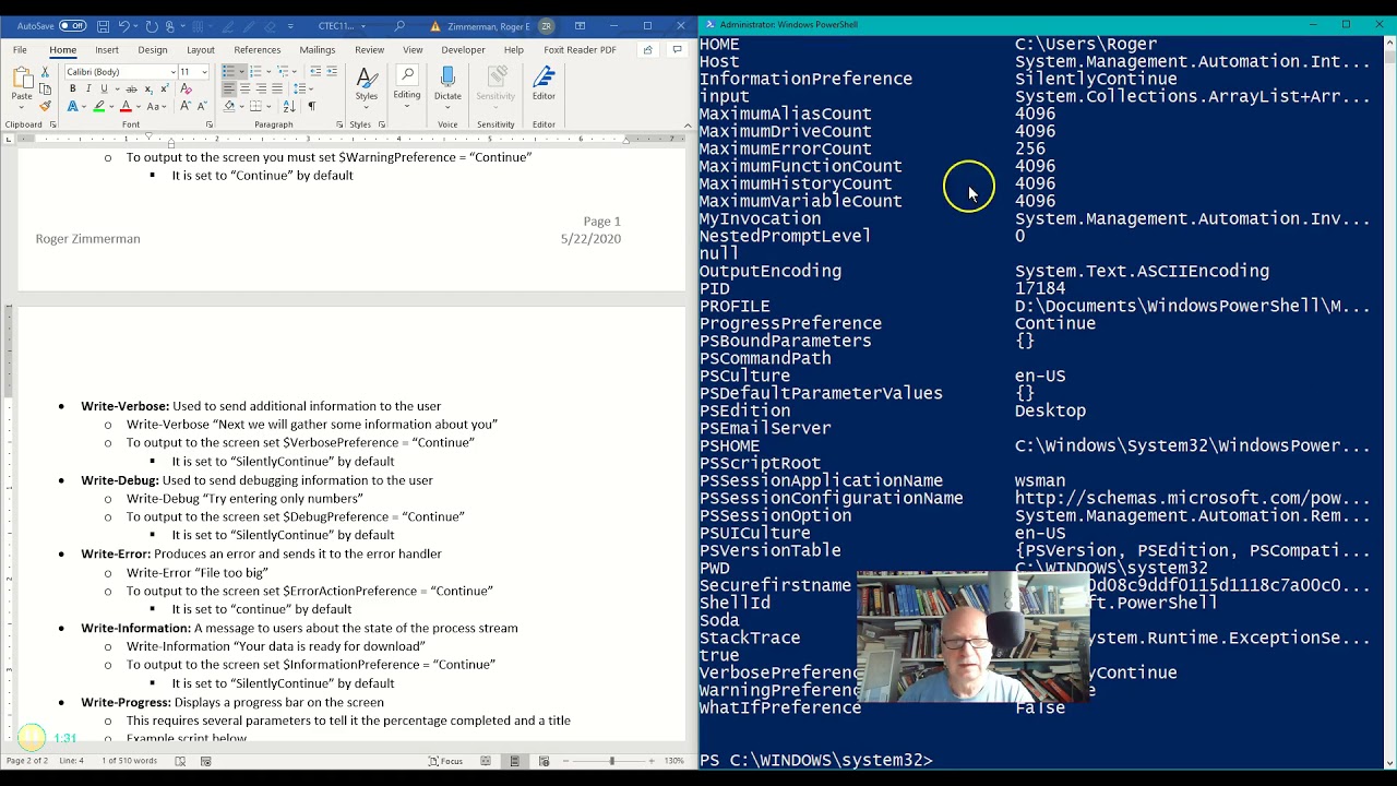 PowerShell Write-Verbose (Intro to PowerShell series video 14-6)
