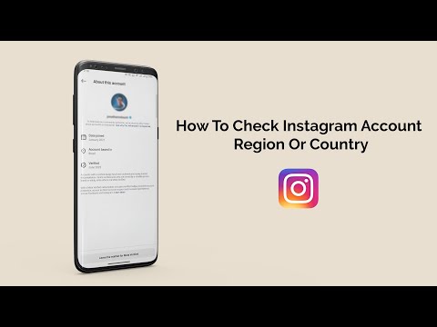How To Check Instagram Account Region Or Country?