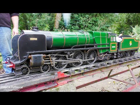 3 ½ inch gauge Pacific Pamela Live Steam Locomotive - Lap of Walton Park, Sale, Manchester