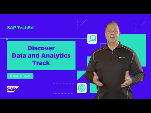 Explore Data & Analytics Track at SAP TechEd | Register Today