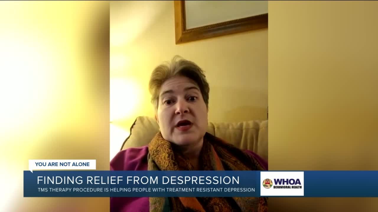 Finding relief from depression with TMS therapy