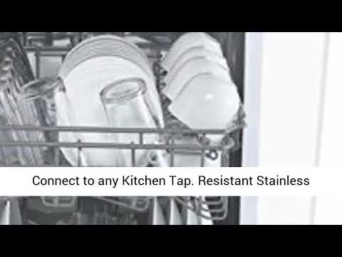 RCA RDW1809 Portable Dishwasher, 18in Wide, 8 Place Settings Capacity, White