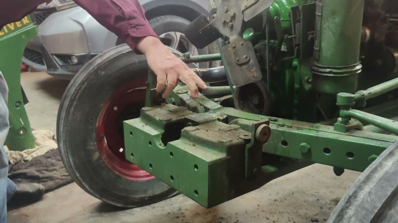 Oliver Super 55 radiator installation 