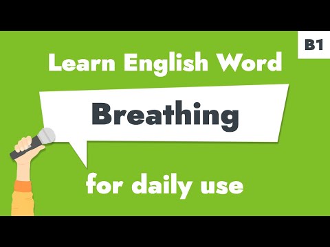 #041 – "Breathing" | Learn B1 English Noun – Reduce stress with meditation.