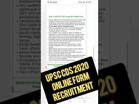 UPSC CDS 2023 Recruitment || CDS Vacancy 2023 #shorts #ytshorts #cds #cdsexam #upsccds