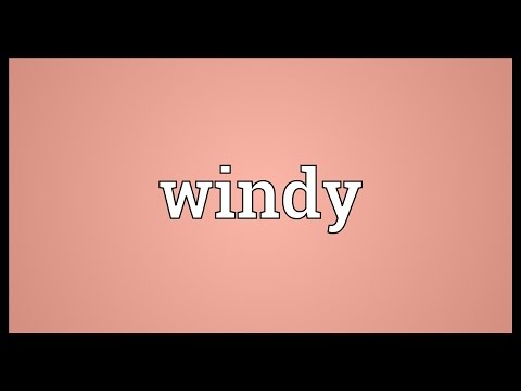 Windy Meaning