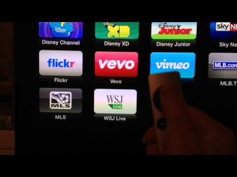 Apple TV How to arrange icons