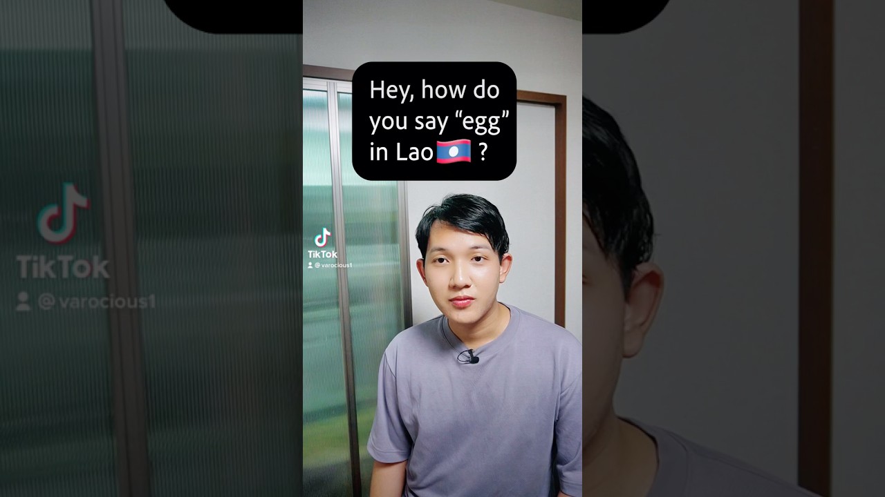 Lao language is easy!