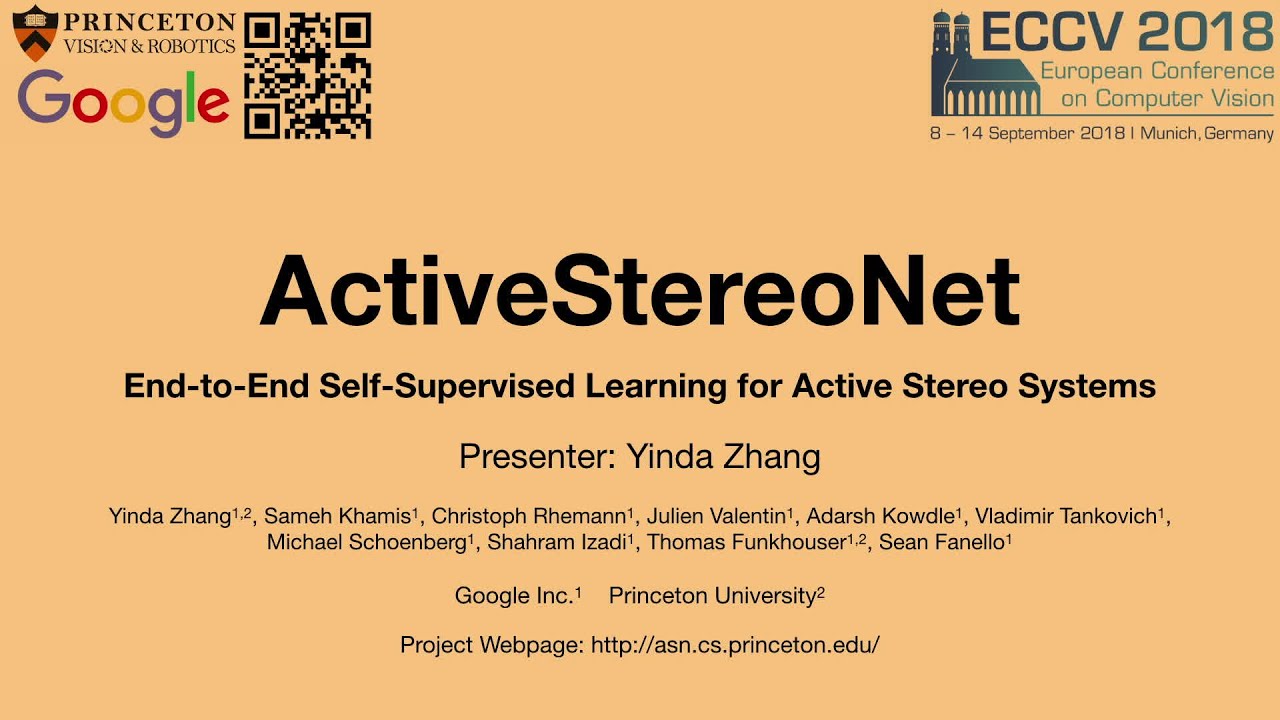 Active Stereo Net: End-to-End Self-Supervised Learning for Active Stereo Systems