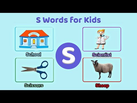 Letter S words | Words that Start with S | Wonderful Kids
