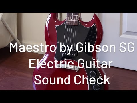 Gibson-Baldwin Maestro SG Style Electric Guitar 2010s Red | Reverb