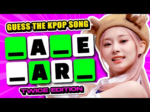 GUESS TWICE SONG BY INCOMPLETE NAME #6 | KPOP QUIZ