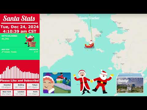 Google Santa Tracking 2024 - Part 1/3 - Recording