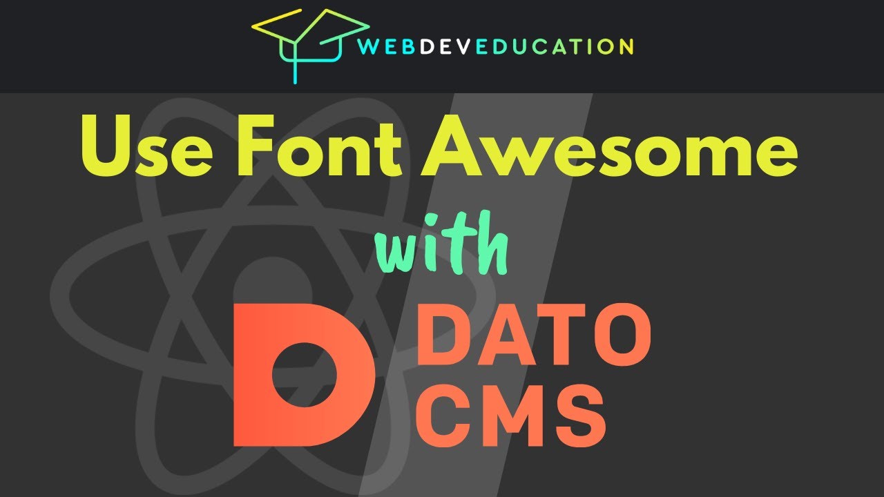 FontAwesome with DatoCMS (and Gatsby JS) tutorial
