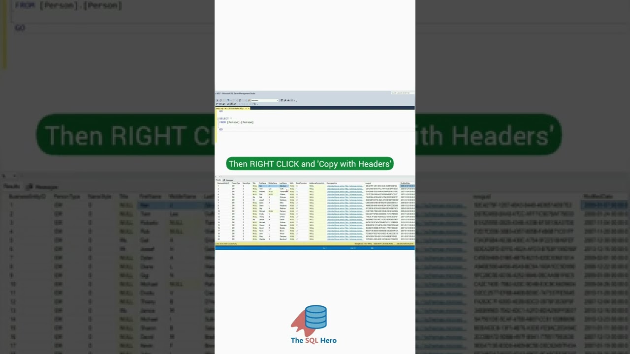 GREAT TRICK 😎 #SQL #dataengineering #dataanalytics #datascience #sqlserver #database #dba #data