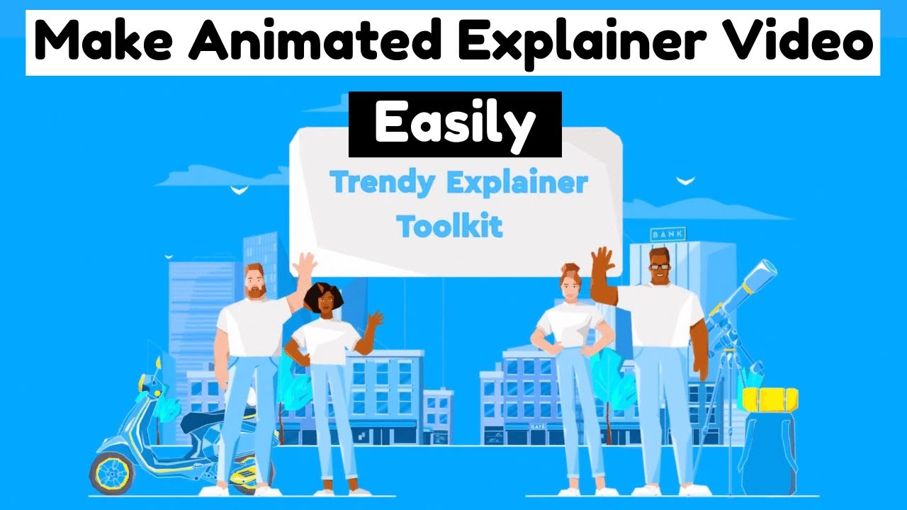 How to Create Trendy Animated Explainer Video | Animated Explainer Video Tutorial |