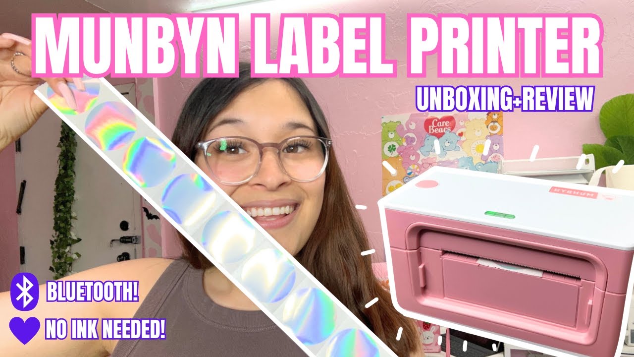 MUNBYN WIRELESS THERMAL PRINTER | UNBOXING + REVIEW ♥